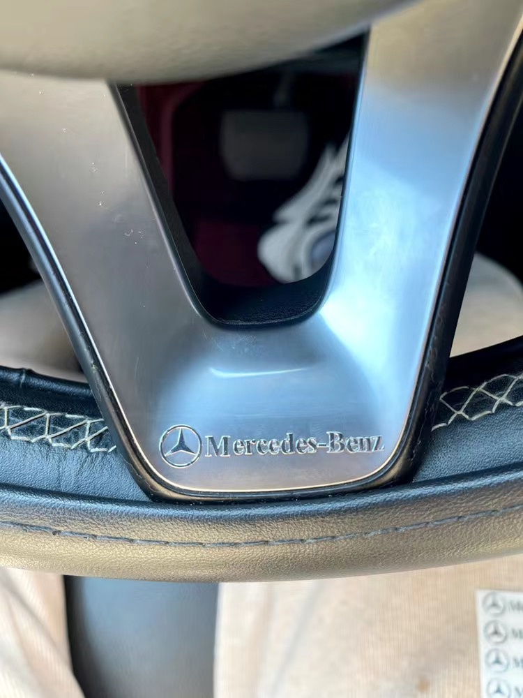 Mercedes Benz Logo 3D Exterior Metal Sticker Car Interior Decorative ...