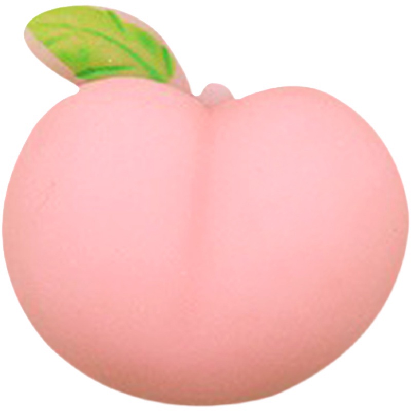 5pcs Fun Peach Pig Dog Butt Squeeze Fidget Toy Soft Squishy Stres ...