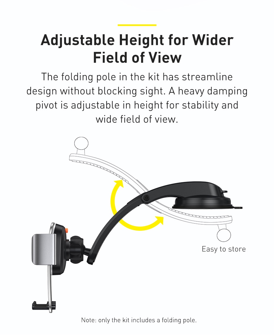 Original Easy Control Pro Clamp Airvent DashBoard Car Phone Holder ...