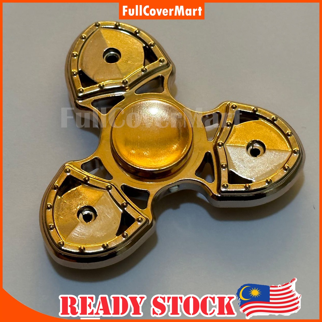 (TOY43) Unique Cool 360 Degree Rotation FIDGET SPINNER Tri-Spinner ...
