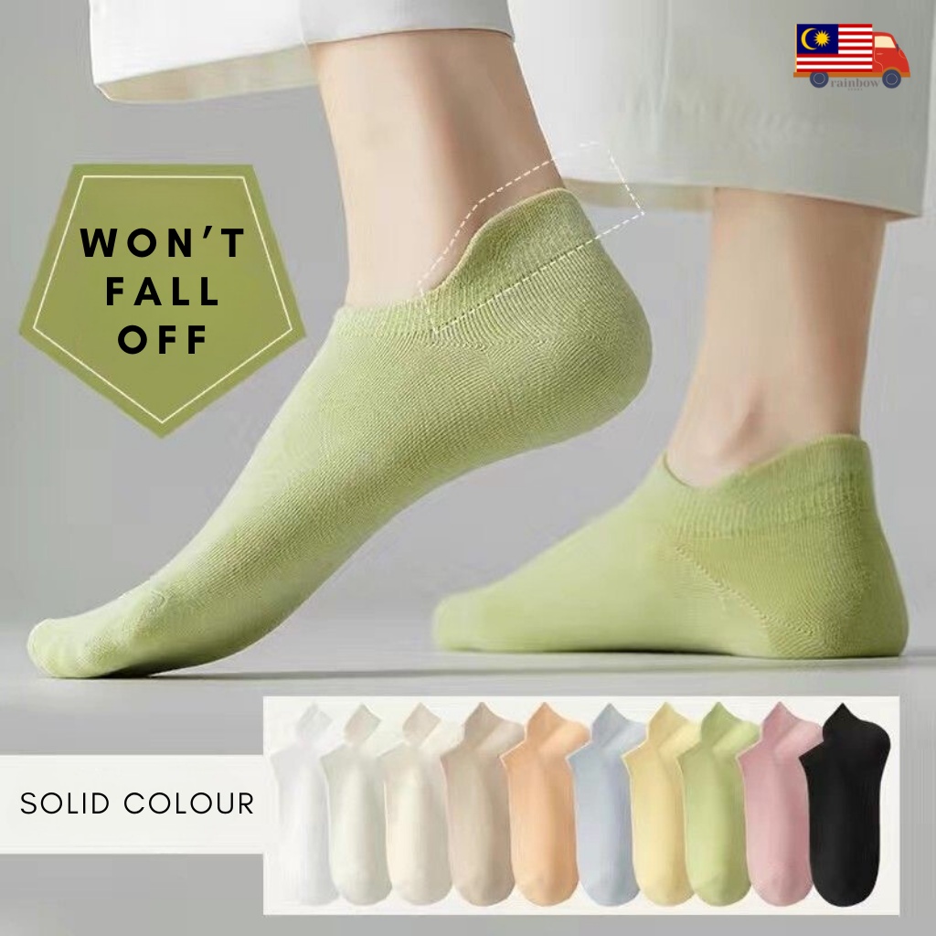 Stokin Pendek Berkualiti Tinggi Women Socks Breathable High Quality ...