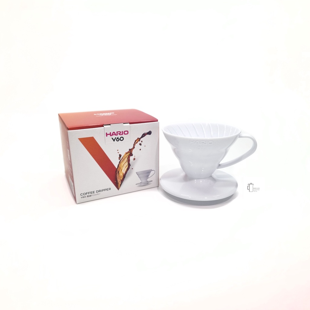 Hario V60 PP Coffee Dripper 01 White | Shopee Malaysia