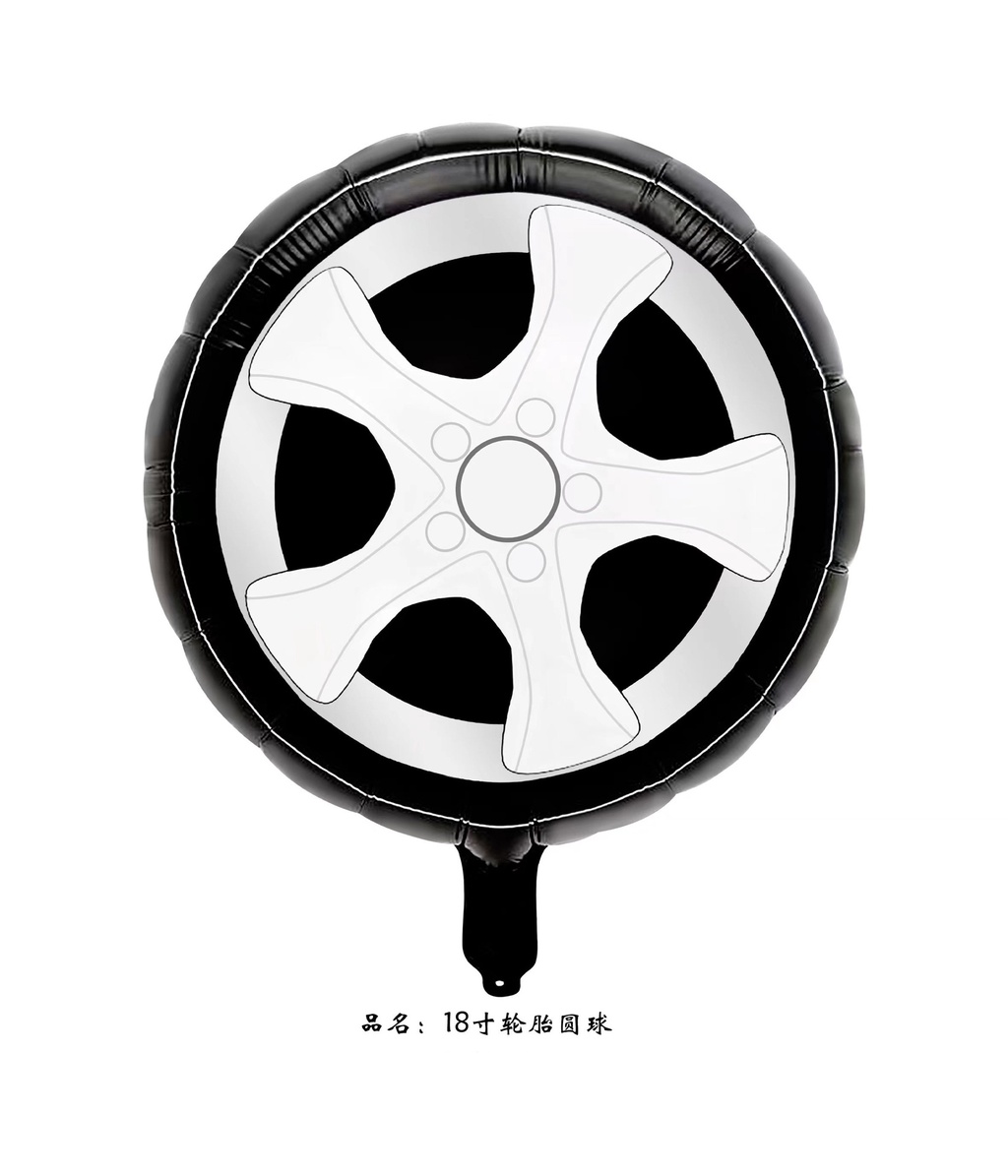 Racing Car Wheel Balloon Race Car Helmet Balloon Race Car Party ...