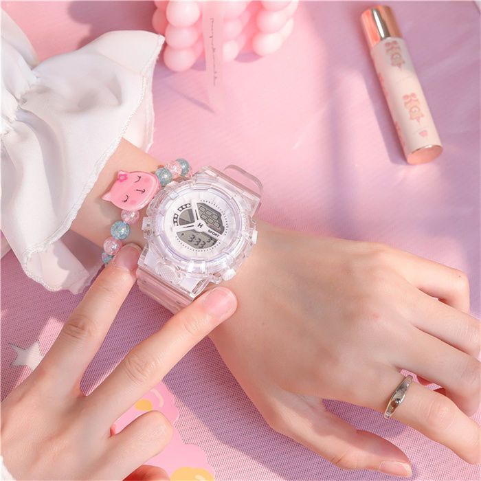 Multifunctional Transparent Watch for Children and Girls with Night ...