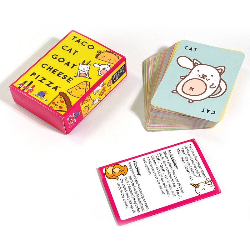 Taco Cat Goat Cheese Pizza Card Game Party Game | Shopee Malaysia