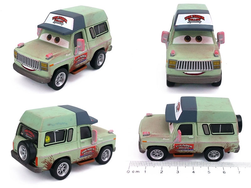 Disney Pixar Cars 3 No.15 Clay McQueen Earth Yellow Cruz Miss Fritter ...