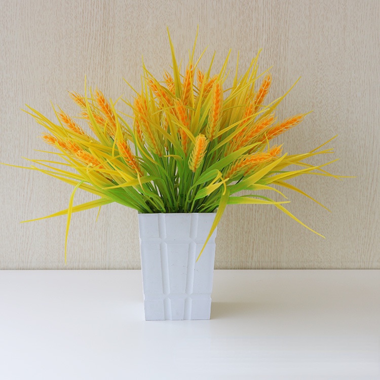Wheat Stalks, Artificial Rice Wheat Ears Fake Flowers Arrangement for ...