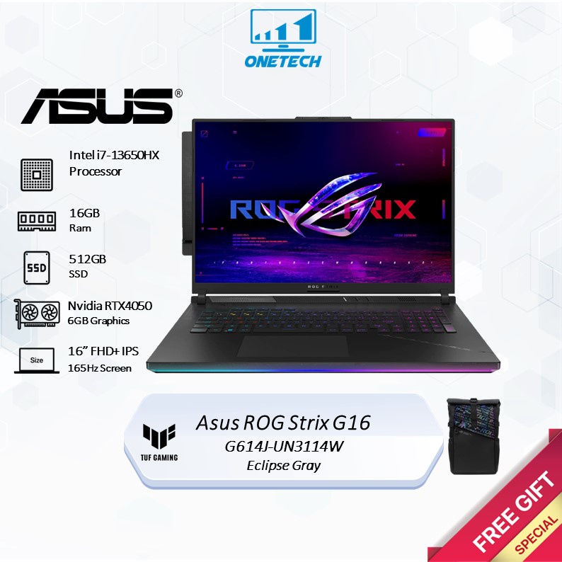 Asus ROG Strix G16 G614J-JN3030W/G614J-UN3113W/G614J-VN3144W/G614J ...