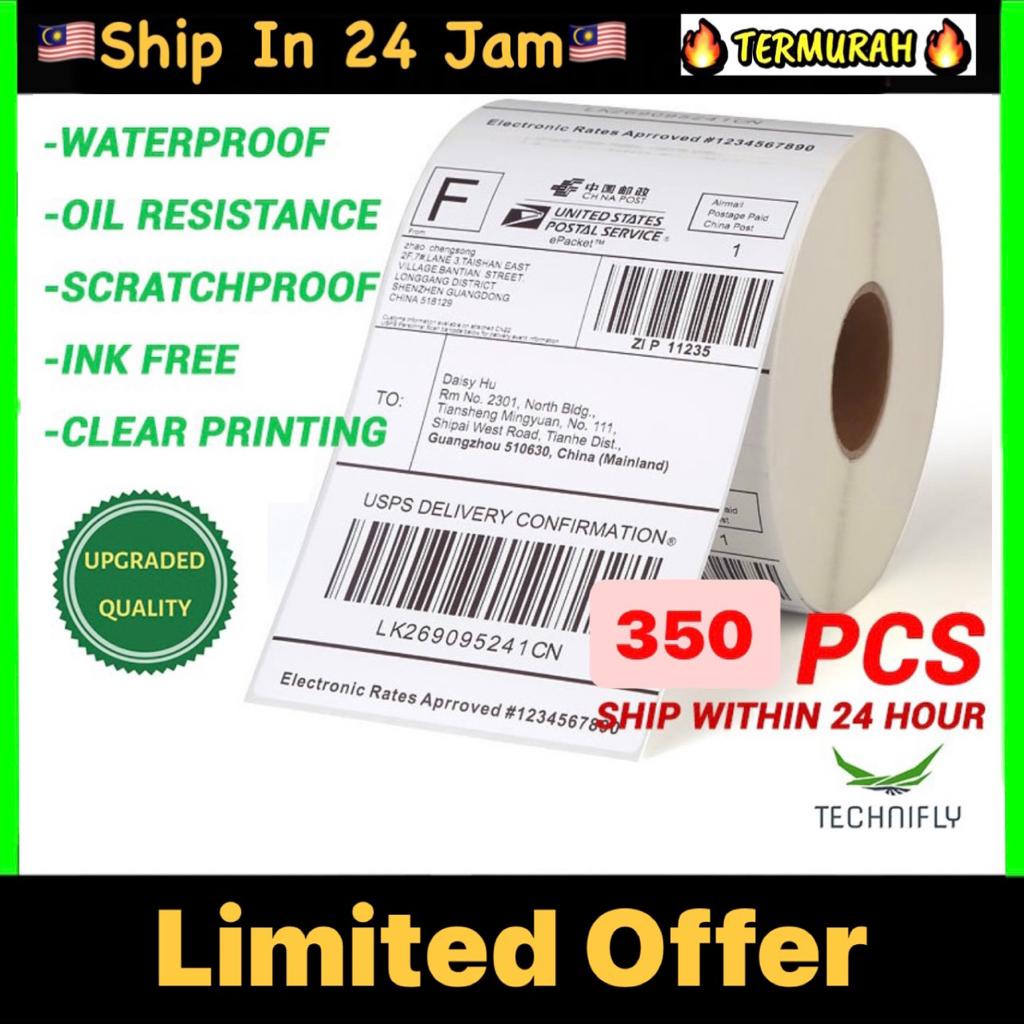 A6 Shopee Waybill Thermal Label Paper Shipping Label Courier Express ...