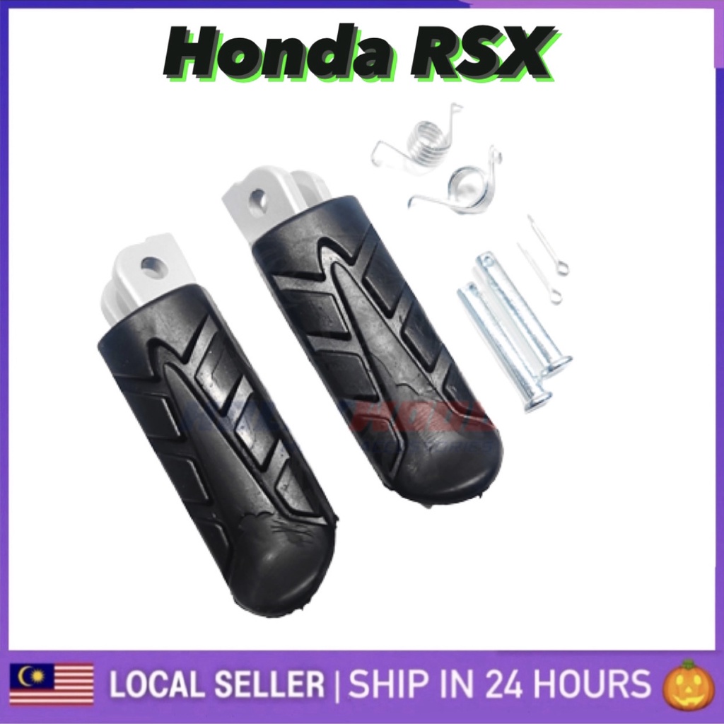 Honda RSX Front Footrest + Rubber Set FOOTSTEP RSX-150 PEMIJAK KAKI ...