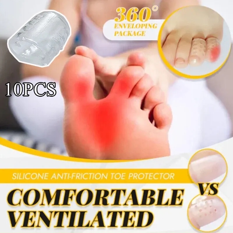 Anti-Friction Toe Separators / Soft Silicone Toe Protector / Full Cover ...