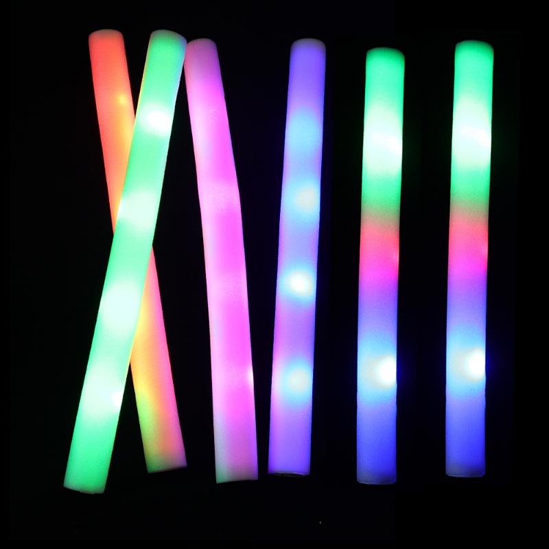 [ Featured ] Colorful Glow Sponge Stick / LED Foam Lamp Tube / Concert ...