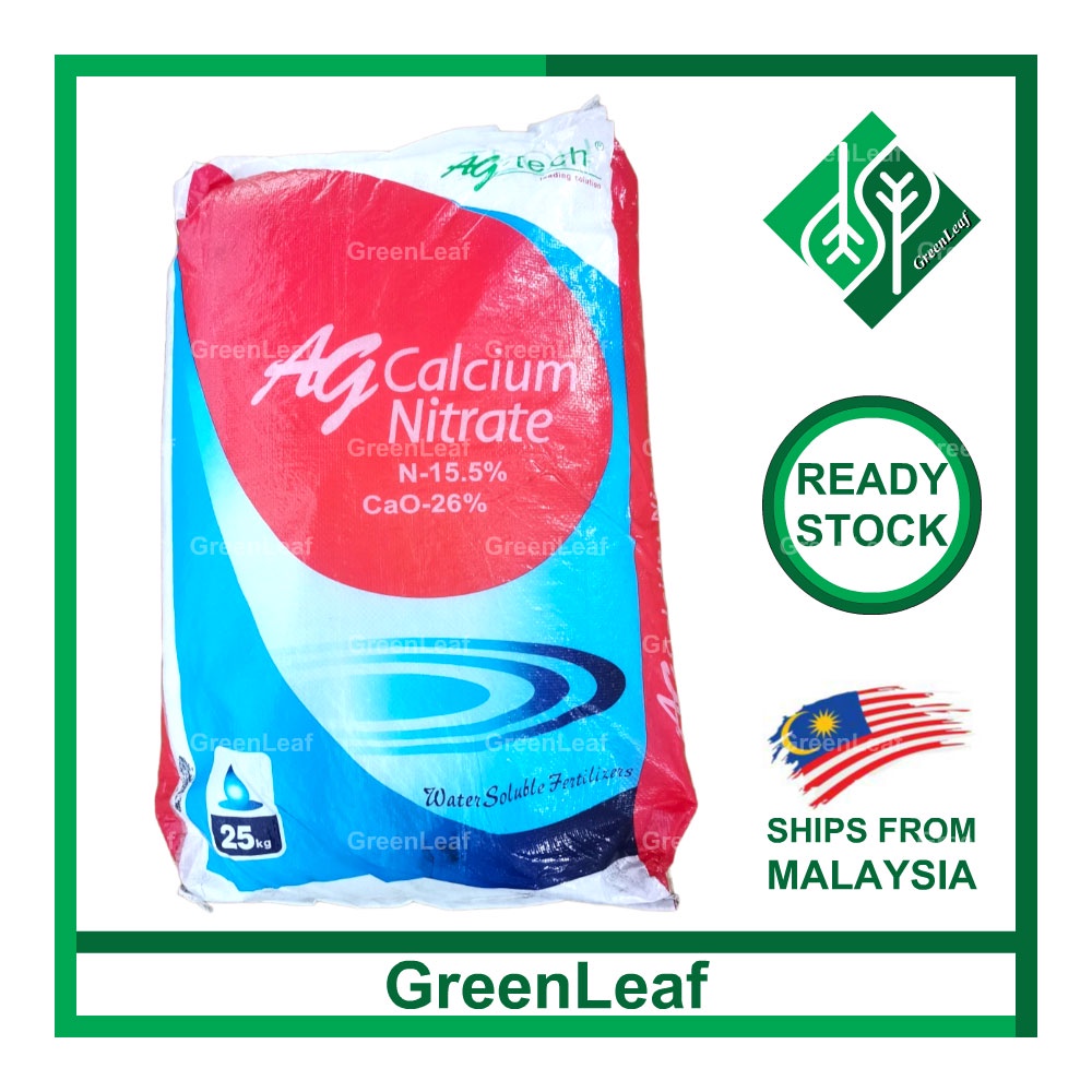 25KG Fertitrade AG Calcium Nitrate CN Nitrogen Calcium Oxide Baja ...