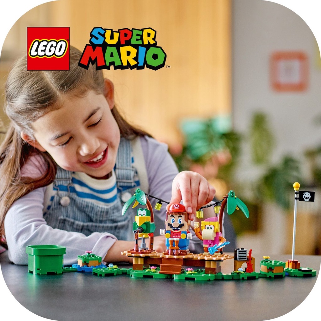 LEGO 71421 Super Mario Dixie Kongs Jungle Jam Expansion Set Building ...