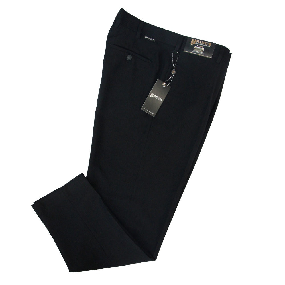 PLATINUM Men's Big Size EWB Flat Front Slacks PM675 Plus Size Suit ...