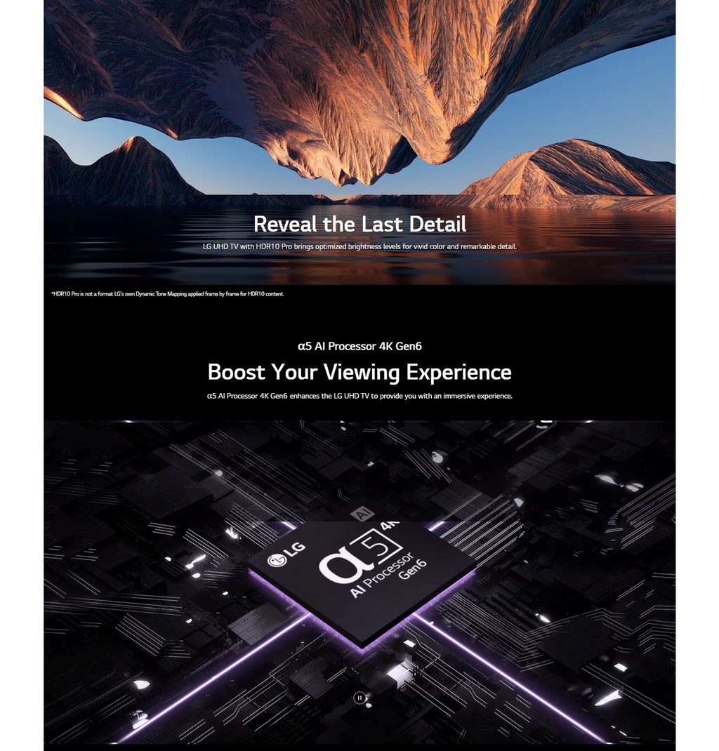 LG 65" HDR10 Smart 4K UHD LED TV 65UR7550PSC | Shopee Malaysia