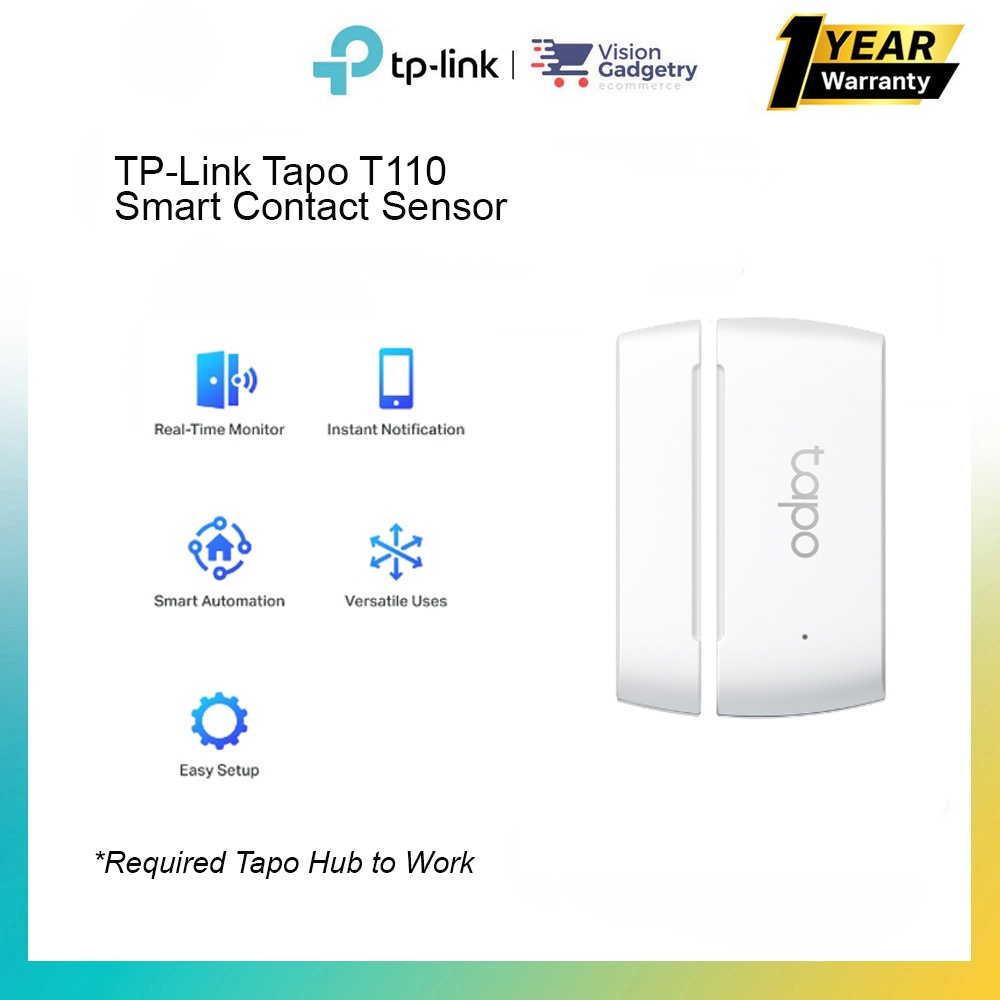 TP-Link Tapo H100 T100 T110 T300 T310 S200B S200D Smart Home Hub Motion ...