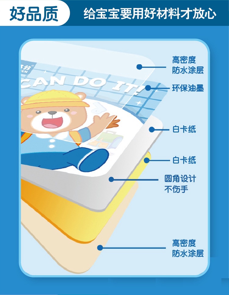 Kids Puzzle Picture Quiet Book Busy Book Tear Off Book Enlightenment ...