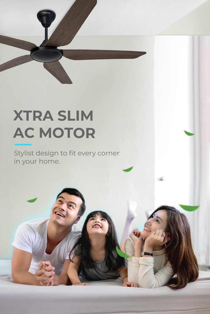 ( 2 Unit ) Mistral MCF54 Ceiling Fan Xtra Slim Stylish Design | Shopee ...