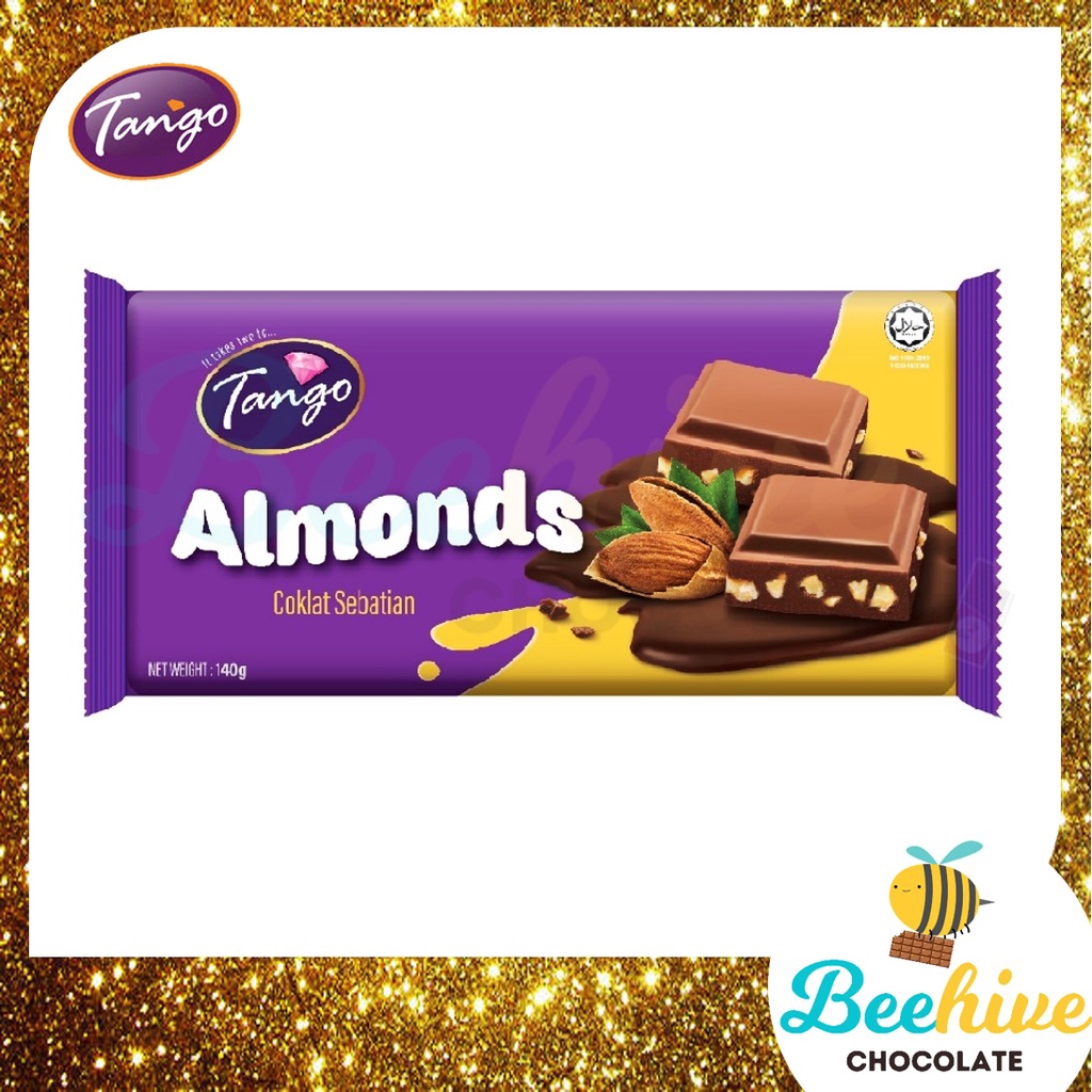 Tango Almonds Milk Chocolate Bar 140g | Shopee Malaysia