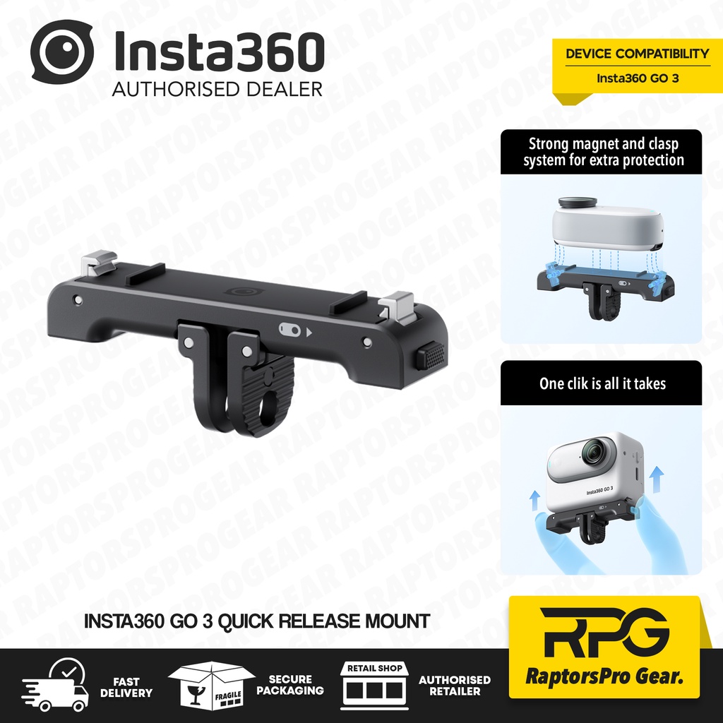 Insta360 GO 3/GO 3S Quick Release Mount | Shopee Malaysia