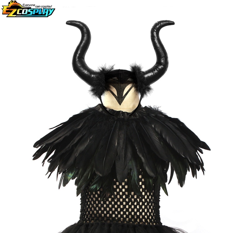 2023 Halloween Maleficent Tutu Dress Mistress of Evil Cosplay Costume ...