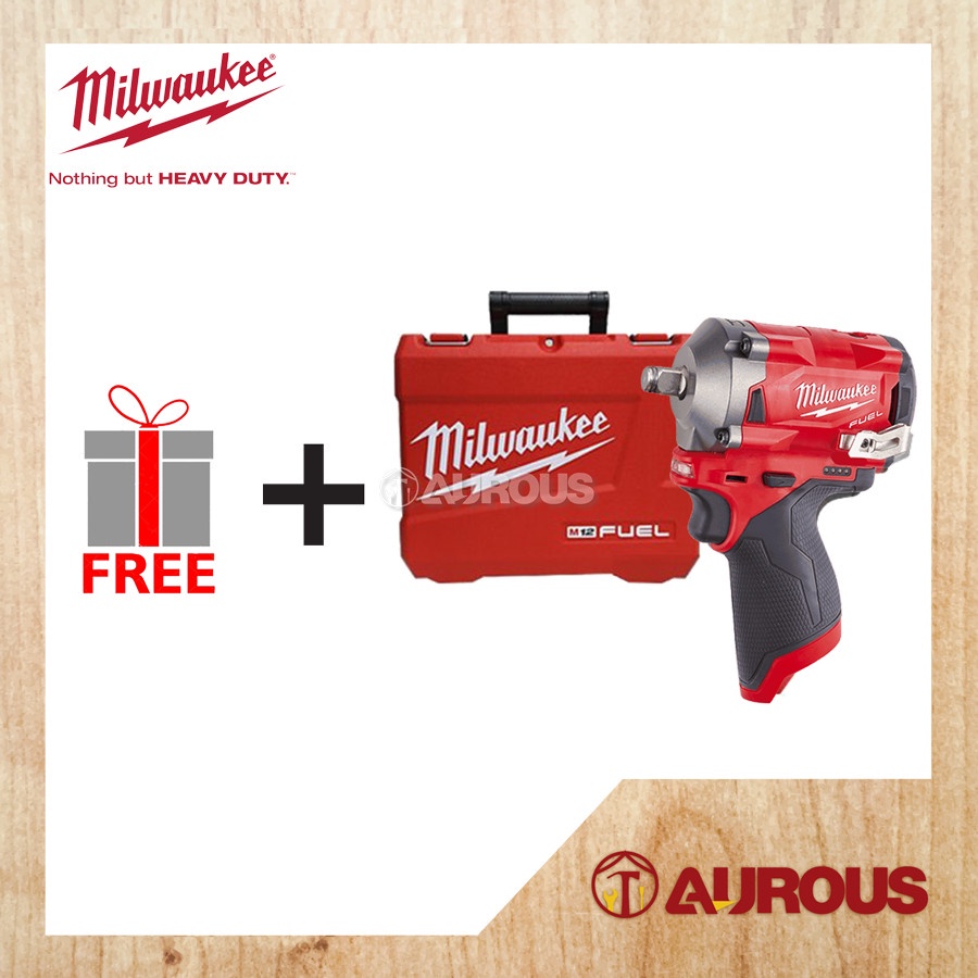 Milwaukee M12 Stubby Impact Wrench M12 FIWF12-0C (Bare Tool Only ...