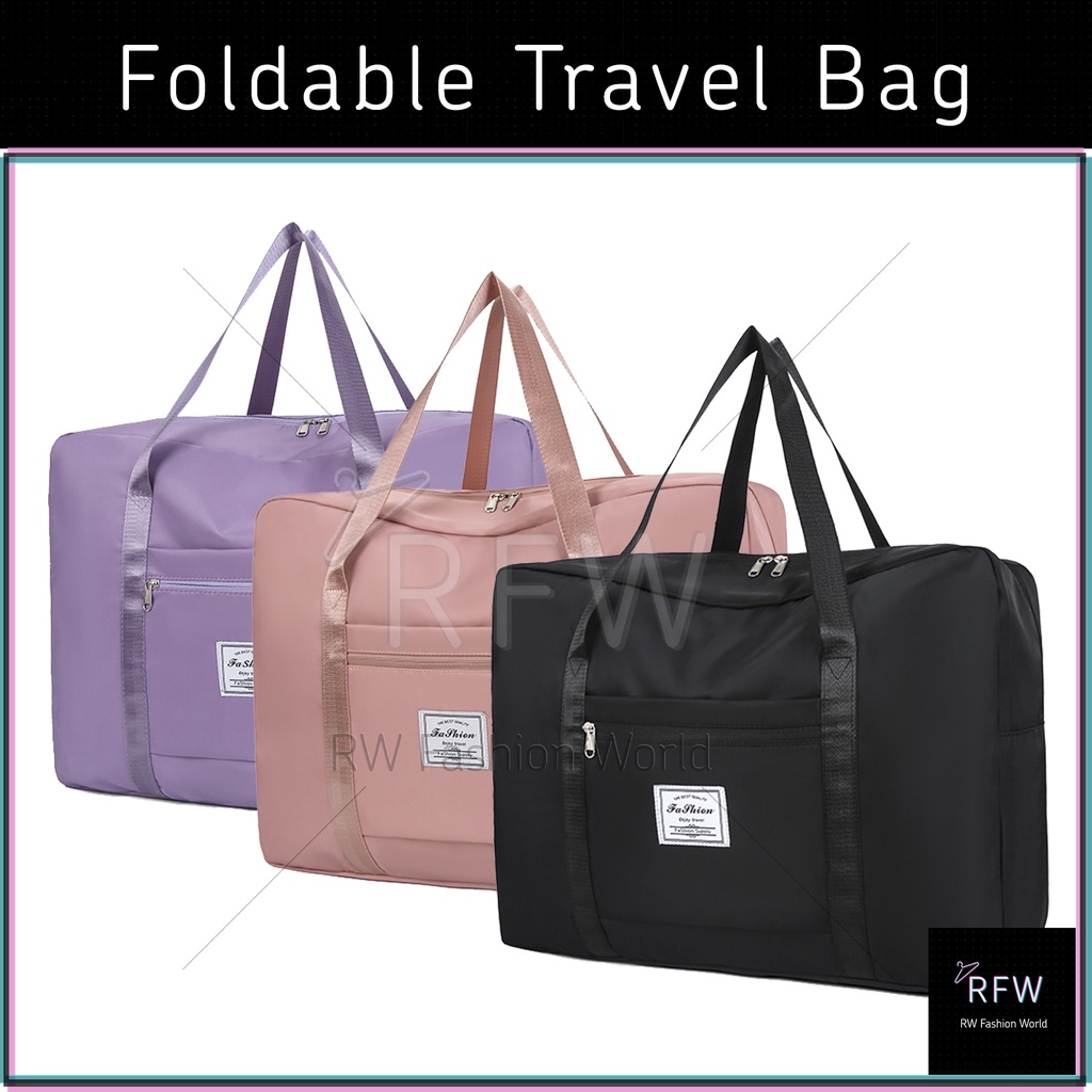 Foldable Travel Bag / Beg Kembara boleh Dilipat | Shopee Malaysia