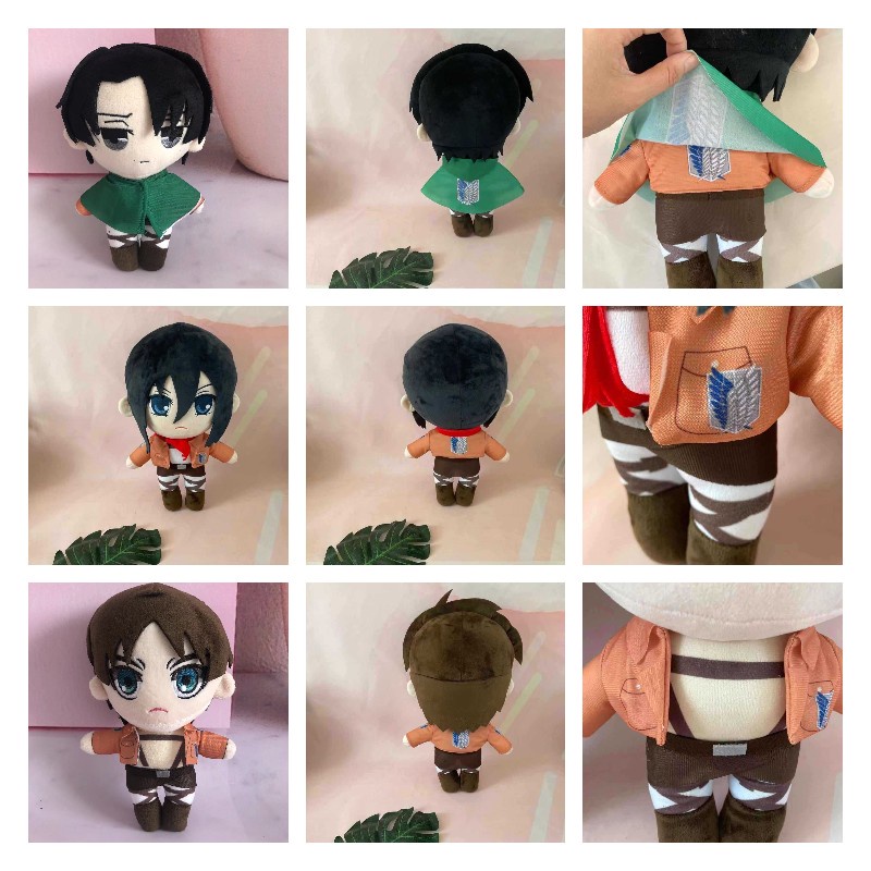 Attack Titan On Eren Jaeger Plush Toy Mikasa Eren Kruger And Available ...