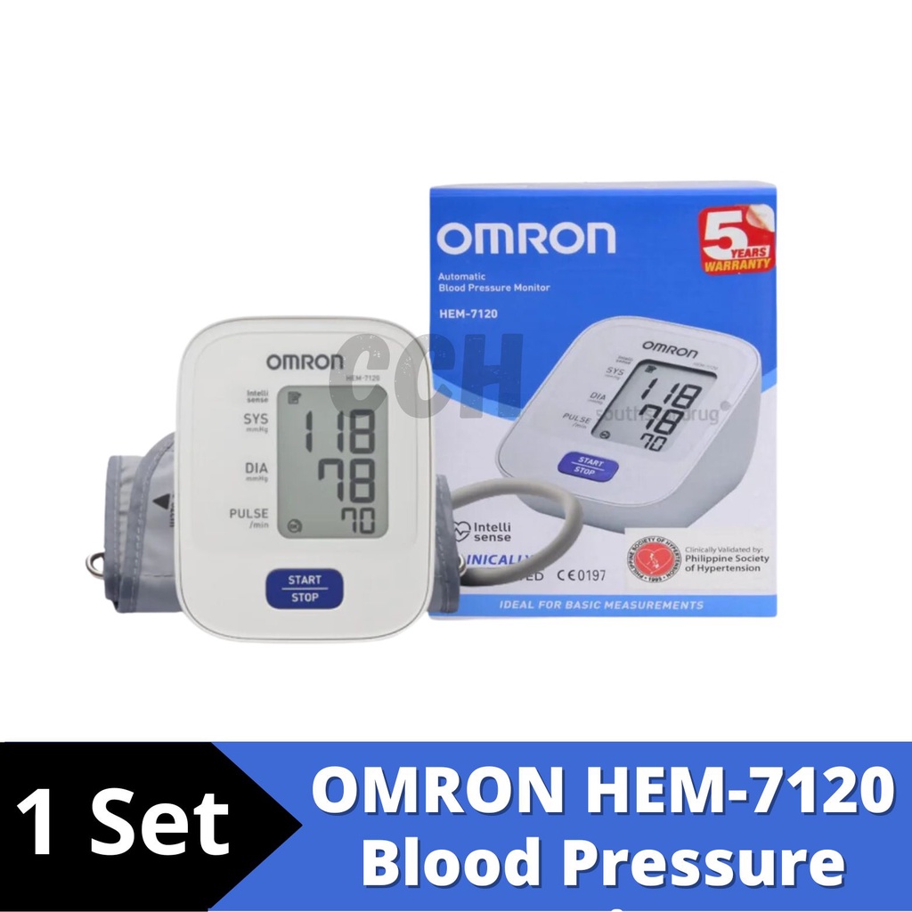 OMRON HEM-7120/ HEM-7142T1/ HEM-7142T2 Blood Pressure Monitor *5 Years ...