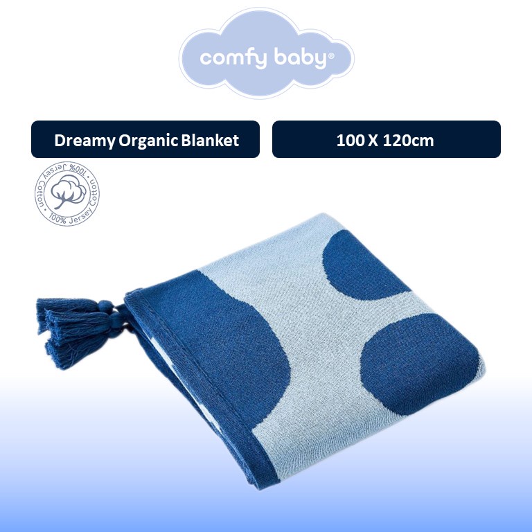 Comfy Baby Dreamy Organic Baby Blanket (100 x 120cm) | Shopee Malaysia