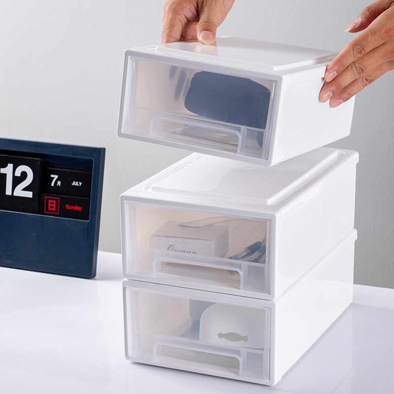 【i.Rumah】36L Transparent Drawer Storage Box Foldable Organizer Home ...