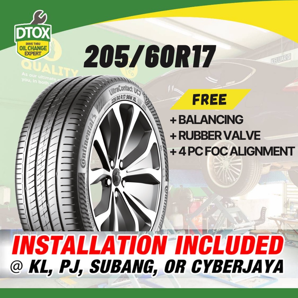 [Installation Provided] New Tyre 205/60R17 Ativa Bridgestone, Michelin tayar 2056017 | Shopee ...