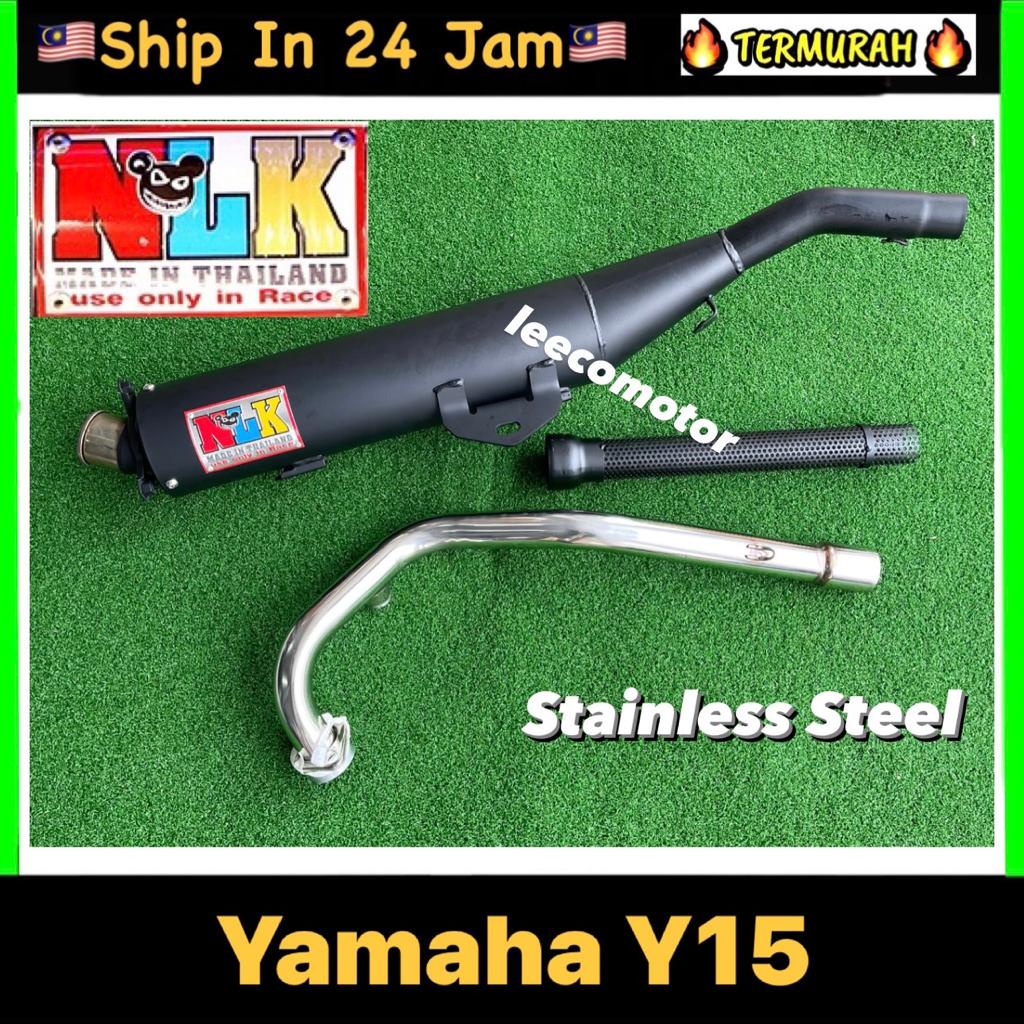 Y15ZR EXHAUST NLK CUTTING STANDARD 32MM YAMAHA Y15 YSUKU Y 15 V1 V2 EKZOS EXZOS STANDARD RACING ...