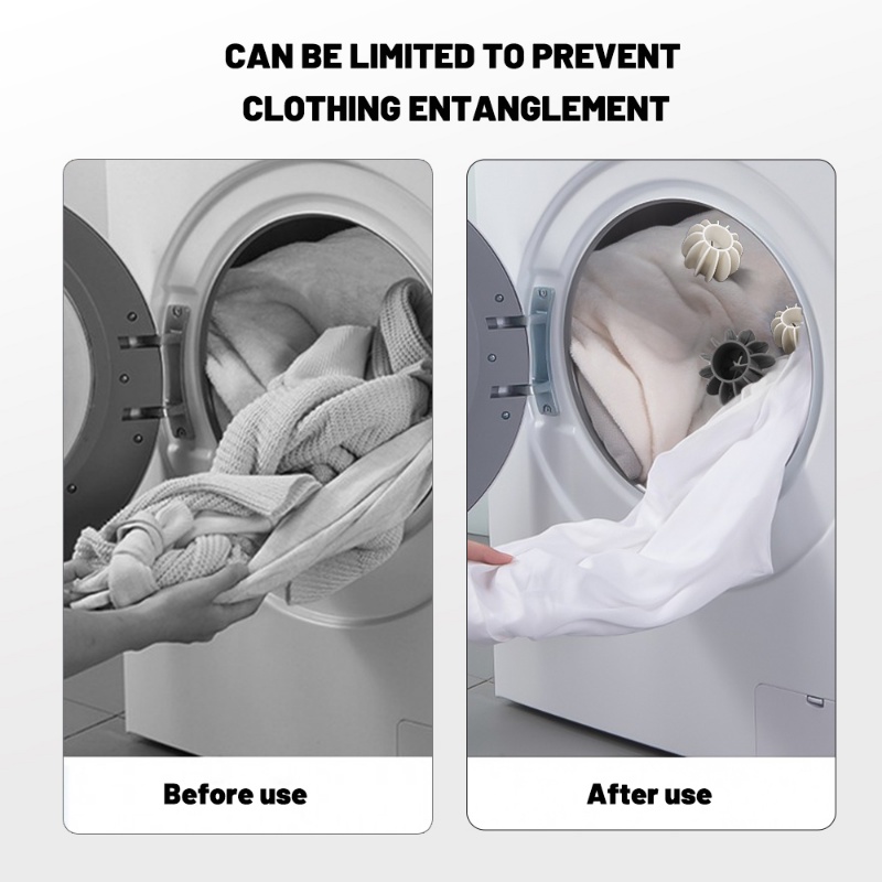 Reusable Laundry Balls Washing Machine Drying Fabric Softener Ball ...