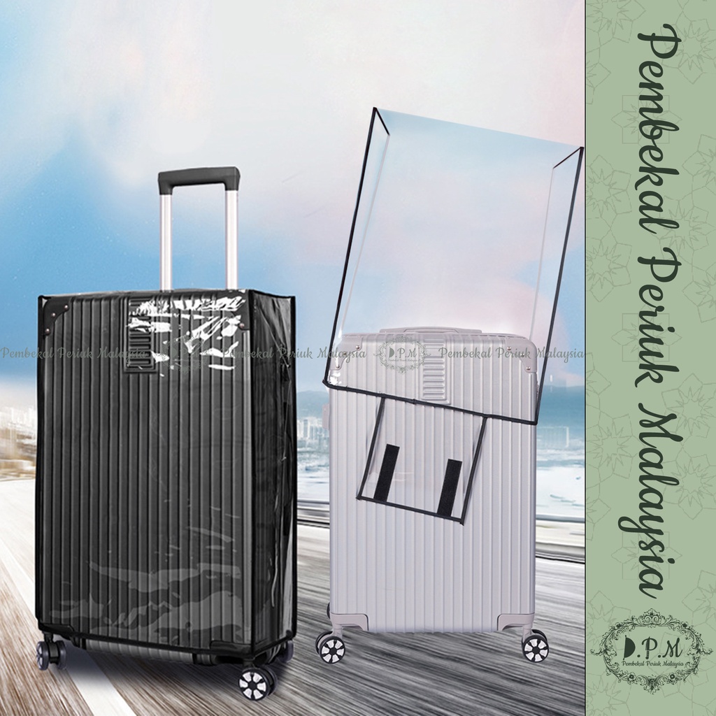 Transparent PVC Luggage Cover PVC / Penutup Bagasi PVC (READY STOCK ...