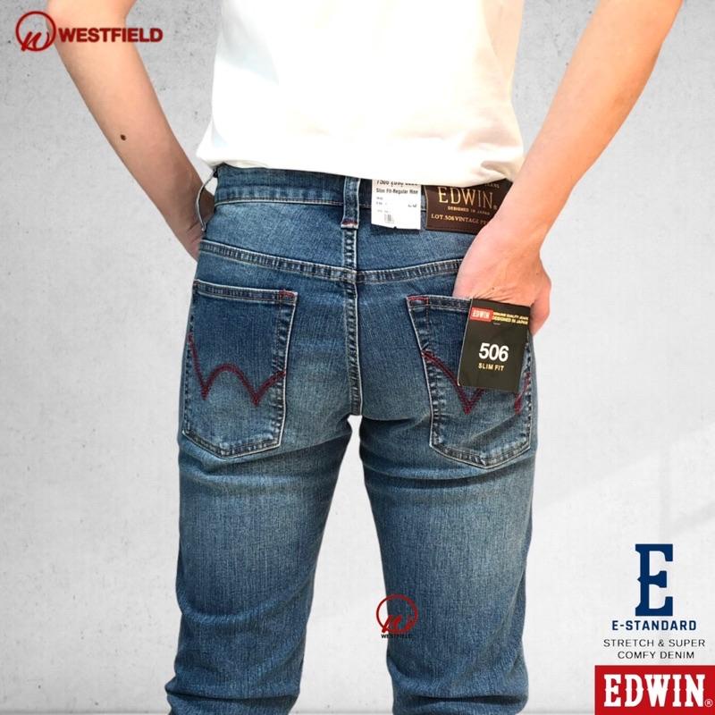 🔥[RED THREAD] EDWIN® E-Standard® Men’s 506 Slim Fit Jeans ( 7506 2698 ) | Shopee Malaysia