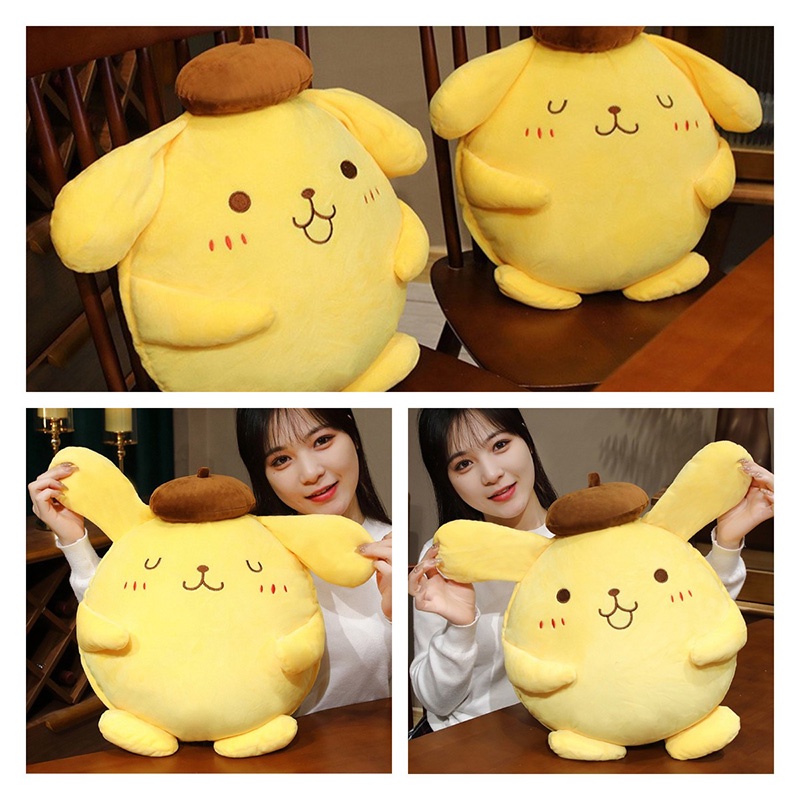 40cm Sanrio Pompompurin Plush Toy Stuffed Doll Nap Pillow Cushion Pom ...
