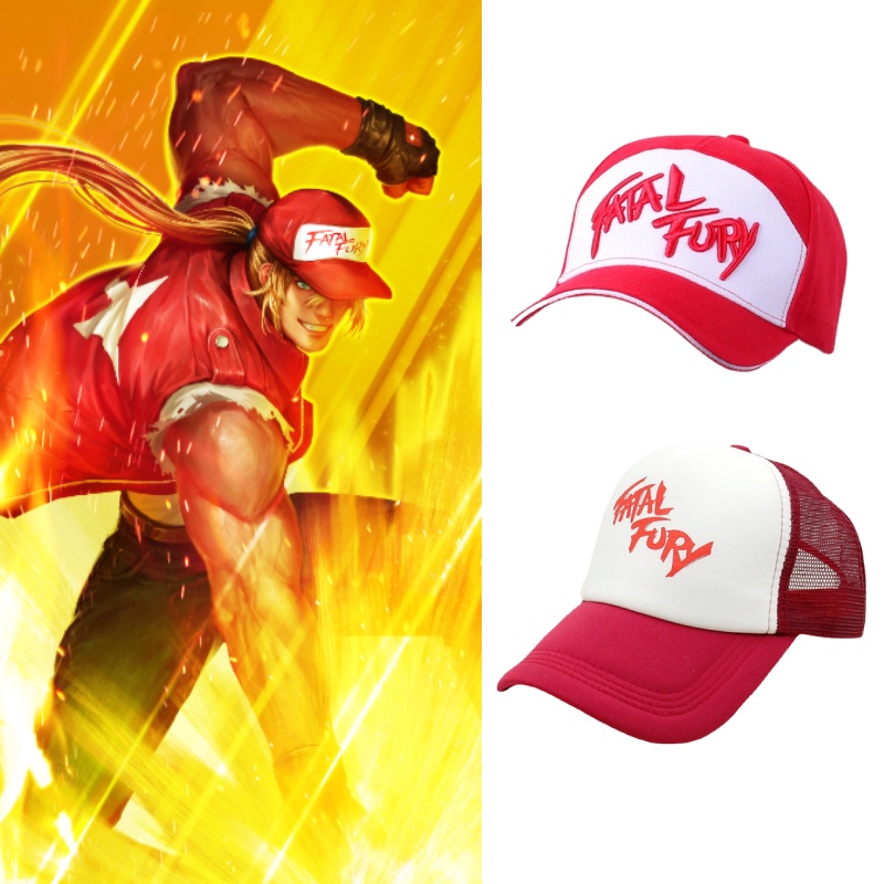 gAME KOF Fatal Fury Terry Bogard Embroidered Baseball Hat The King Of ...