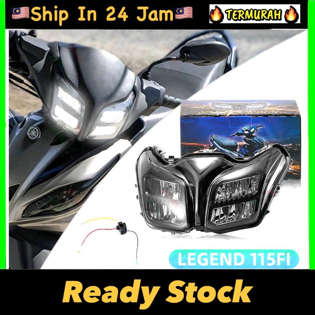 Zhipat LAGENDA SRL115FI LAMPU DAPAN HEADLIGHT HEAD LAMP LED 115FI YAMAHA HEADLAMP H4 SOCKET Led ...