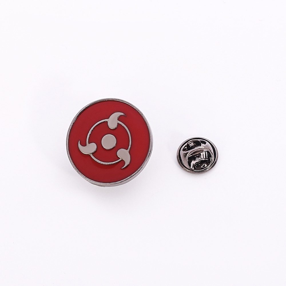 Naruto Enamel Pins Anime Brooch Akatsuki Konoha Village Ninja Uchiha ...