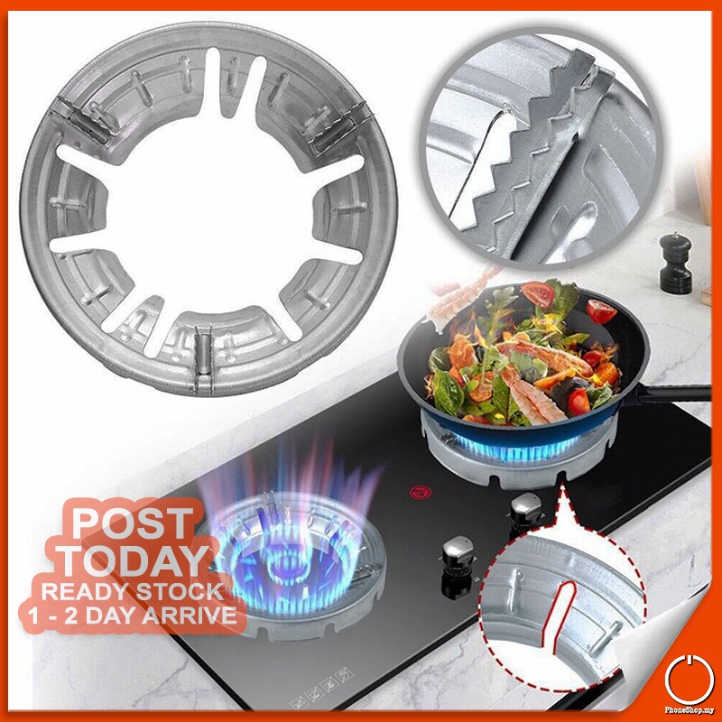 𝐅𝐀𝐒𝐓𝐄𝐑 𝐇𝐄𝐀𝐓 9 Hole Windproof Gas Stove Ring Fire Concentration Wind ...