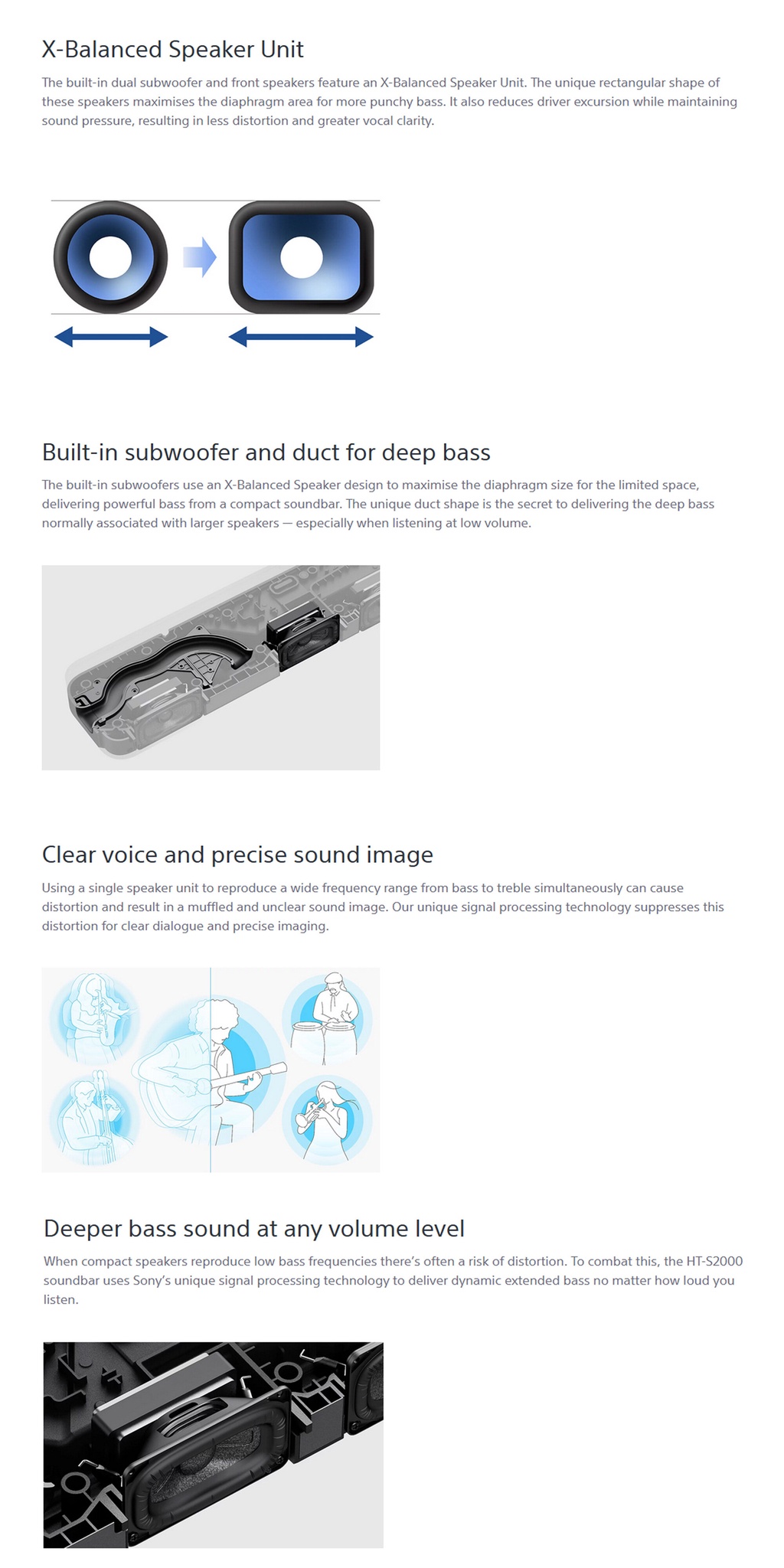 [FREE SA-SW3 SONY WOOFER] Sony HT-S2000 Dolby Atmos Sound Bar | Shopee ...