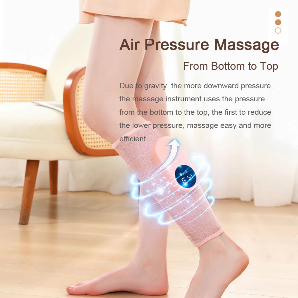 EMS Calf Massager Leg Slim Cellulite Removal Hot Compress Leg Shaping ...