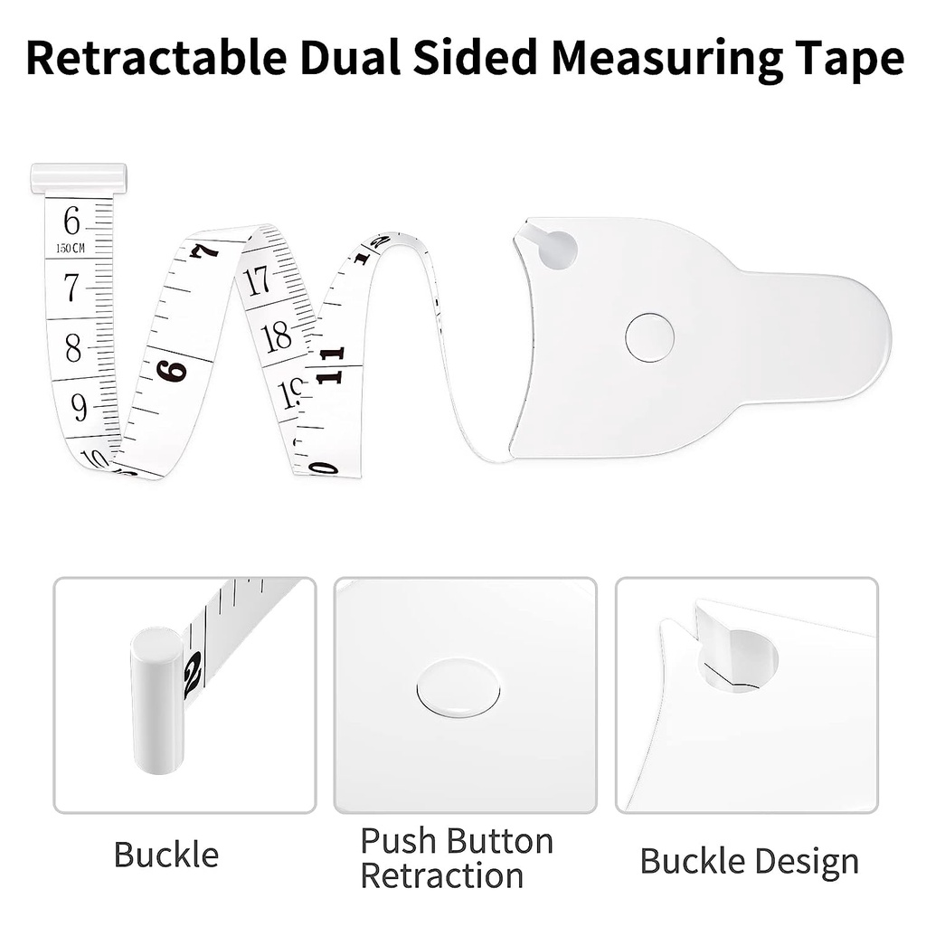 1 Pc Body Measuring Retractable Tape Fitness Tapline Accurate Measure ...