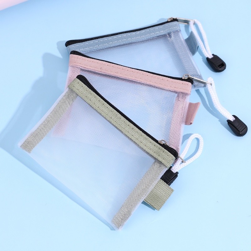 Large Capacity Gridding Zip Bag Textbook Test Stationery Storage Bag ...