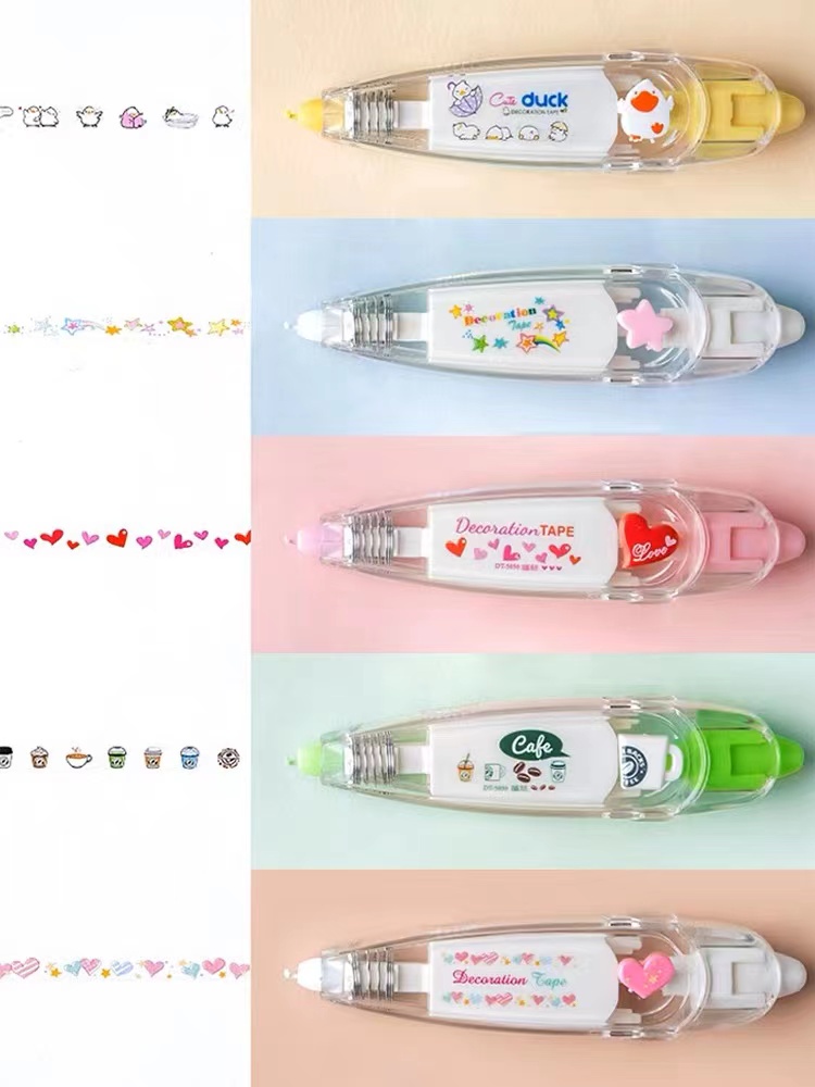Cartoon decorative tape DIY correction tape Hand ledger decoration and ...