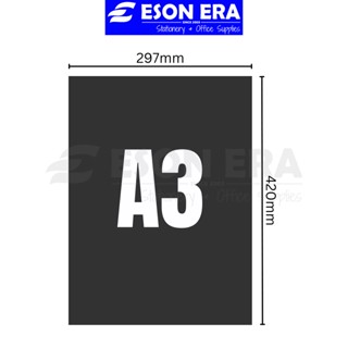 [A3] Mounting Board A3 1000gsm Black 10pcs Card Board Chip Board Kad ...