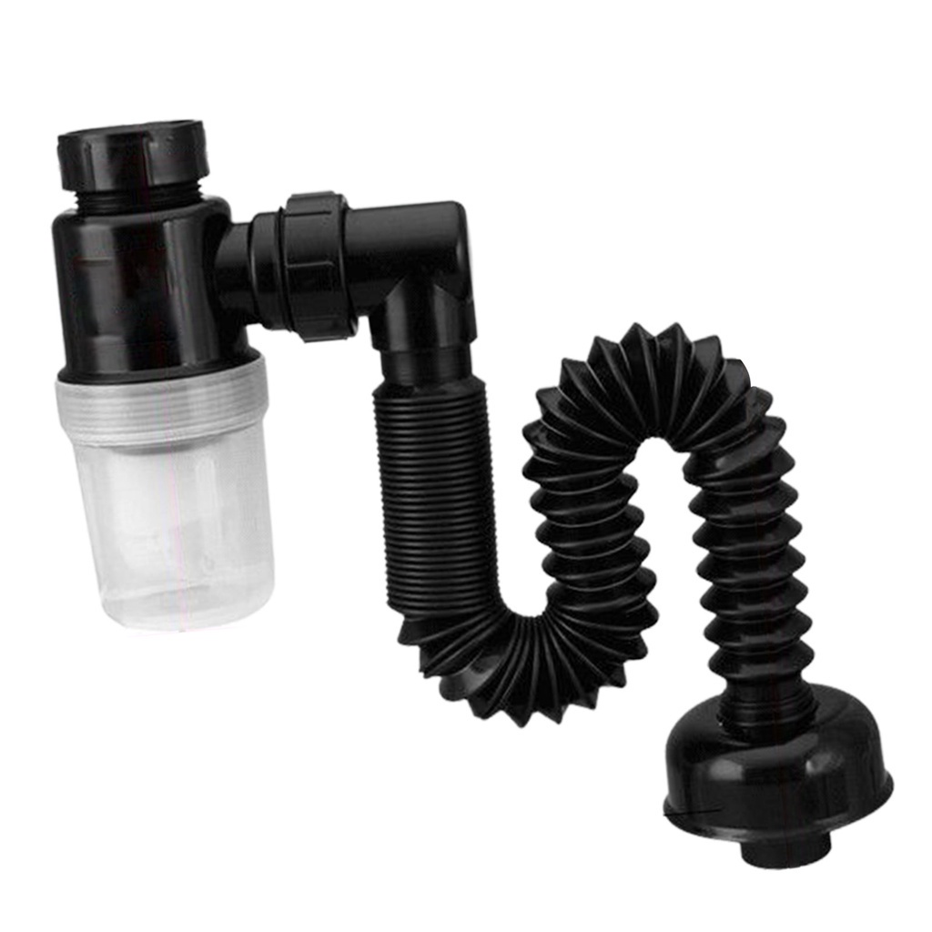 Flexible Drain Pipe Sink Sewer Drain Pipe Tube Anti Odor Drain Hose ...