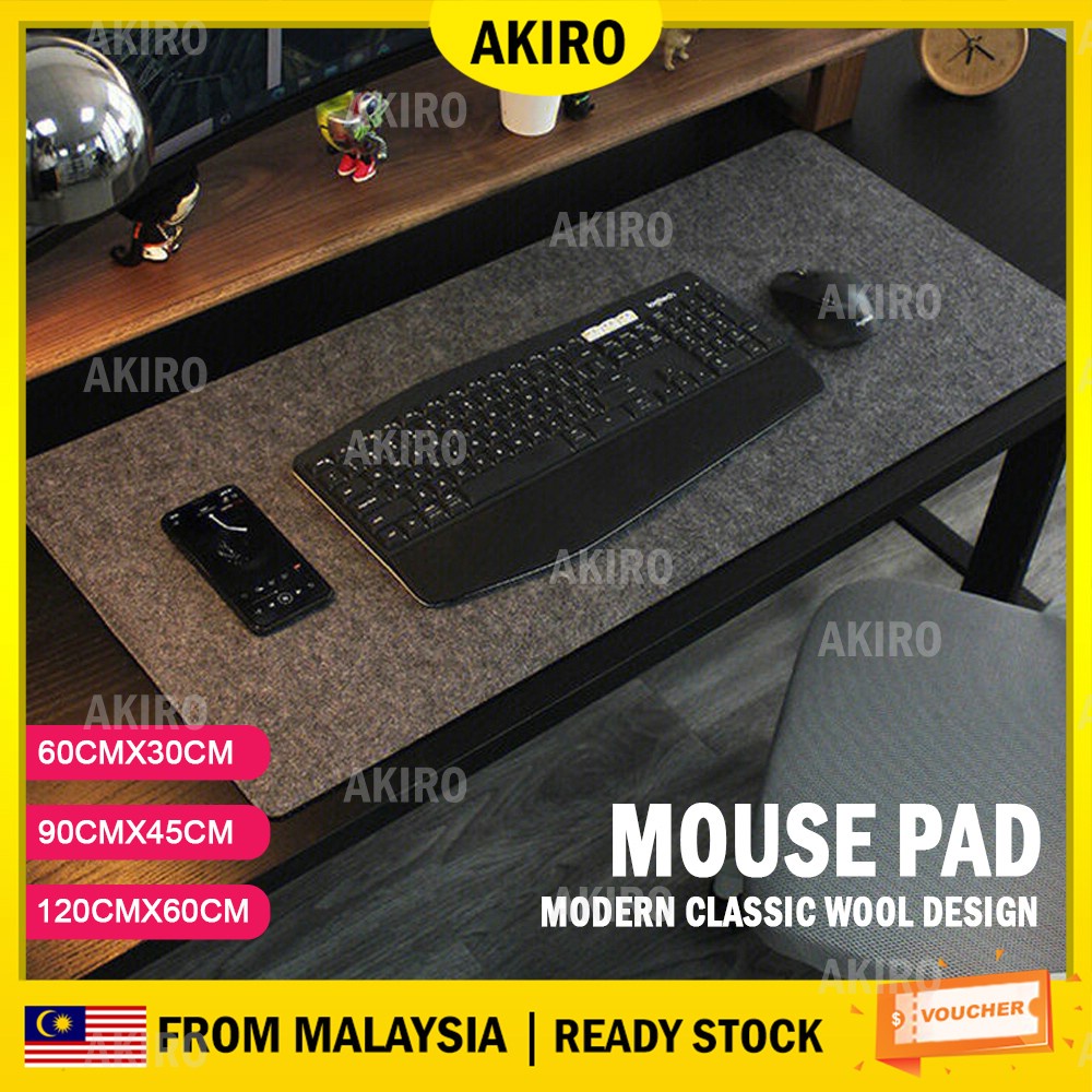 AKIRO Large Anti Slip Mouse Pad Pro Gaming Home Office Desk Keyboard ...